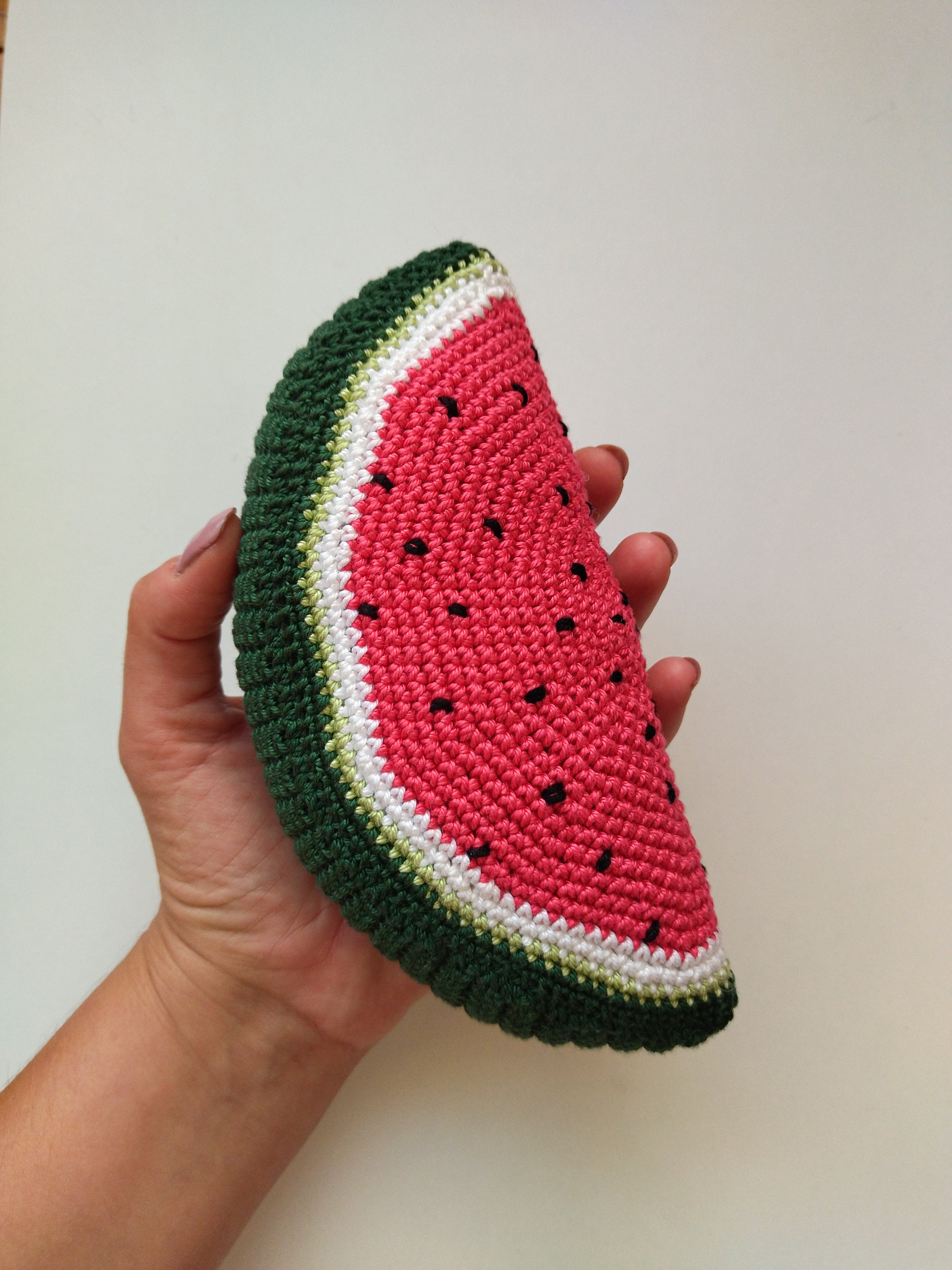 Crochet Watermelon Watermelon Pattern Crochet Tutorial Crochet - Etsy