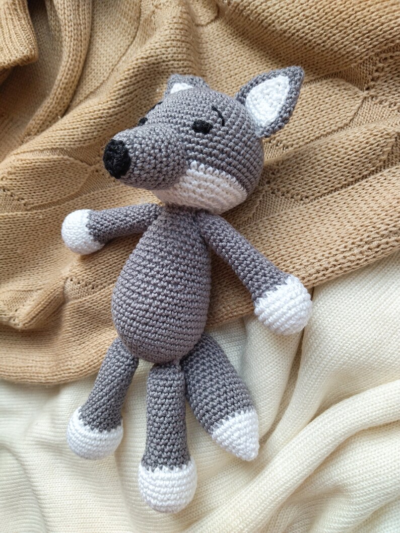 Crochet Wolf Pattern: Amigurumi Plush Toy Tutorial (digital Download ...
