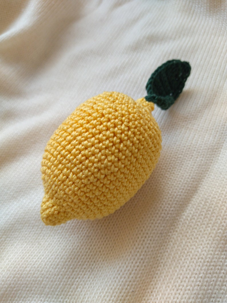 Crochet Lemon Food Pattern Amigurumi Lemon Toy Crochet - Etsy