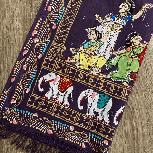 Purple Dupatta - Etsy