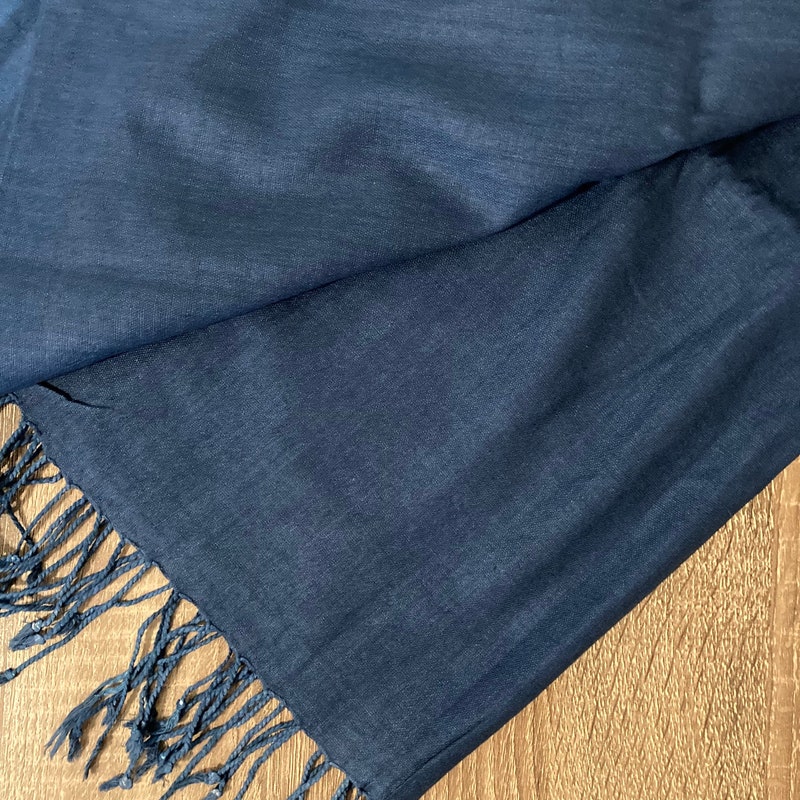 Indigo Blue Scarf - Etsy