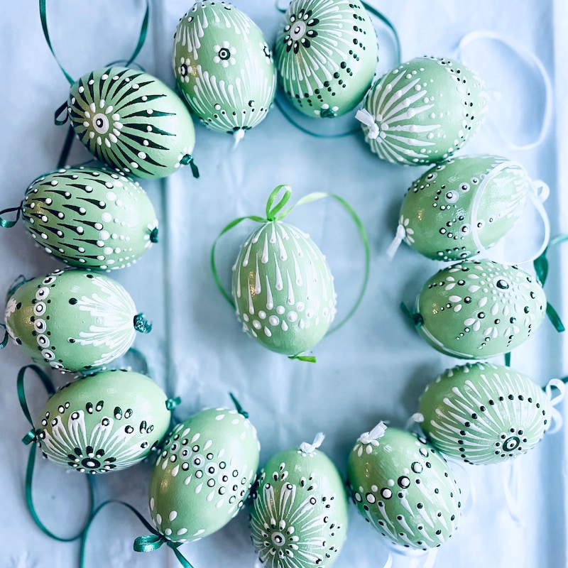 Glass Easter Eggs - Etsy