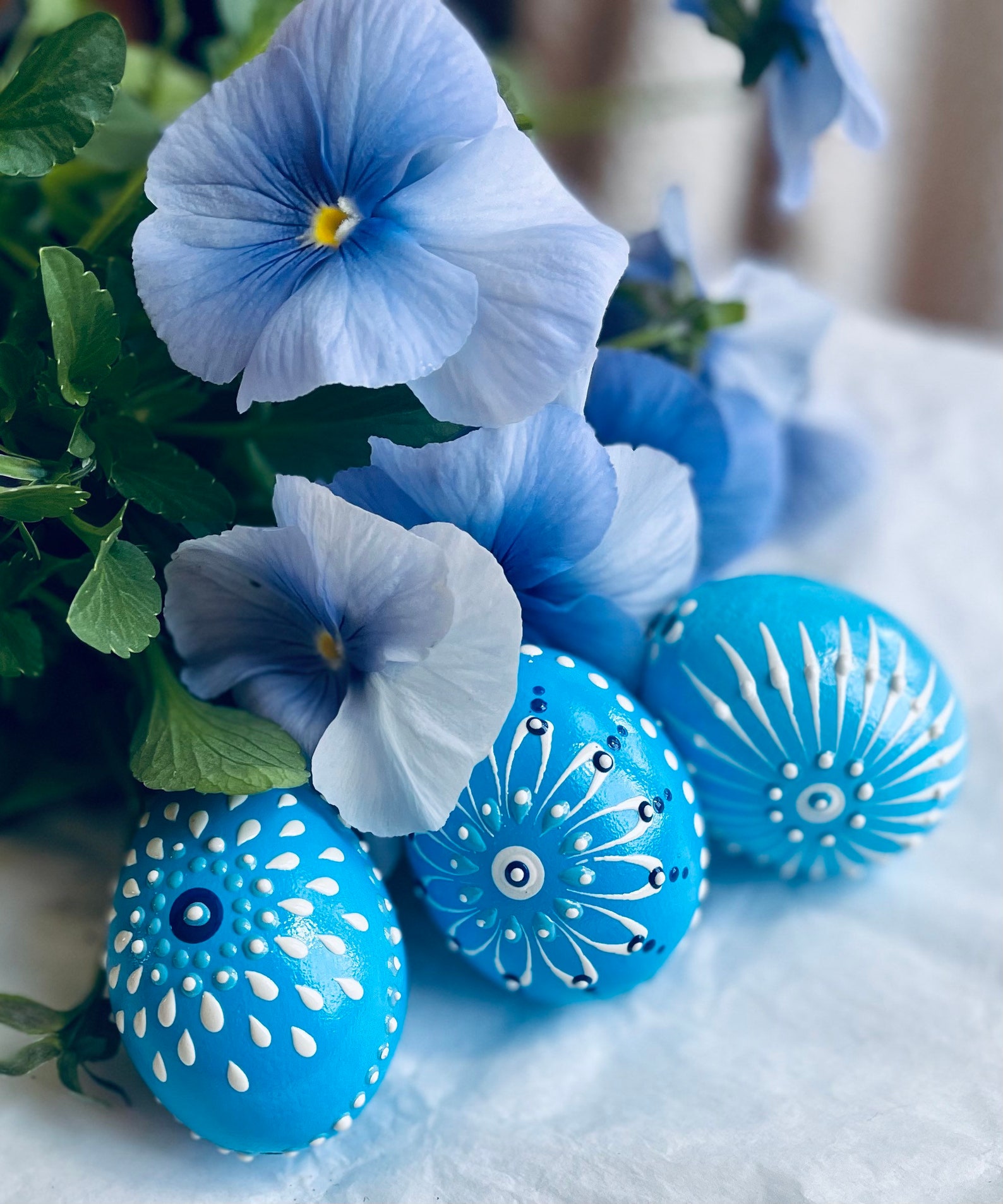 1 X Blue Hand Decorated Egg. Blue Collection. Pysanky. Gift. - Etsy