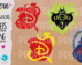 Descendants Mal Svg | Etsy