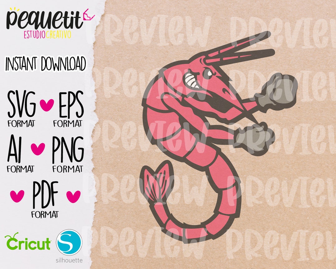 Shrimp Zombies SVG, Ai, Eps, Pdf, Png, Dxf / Digital Cut File ...