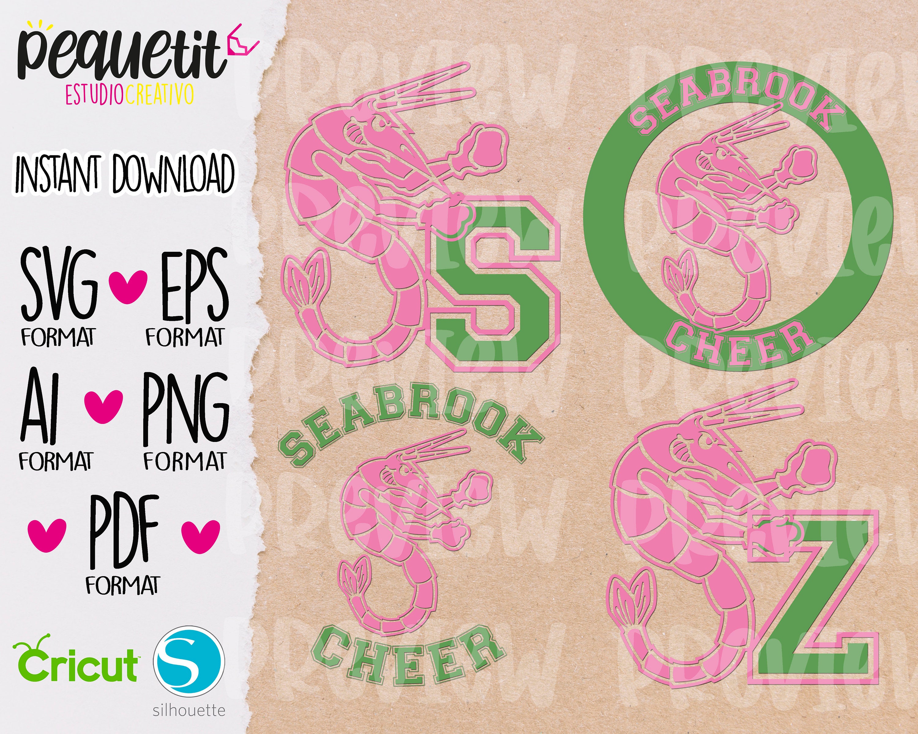 Cheer Zombies SVG, Ai, Eps, Pdf, Png, Dxf / Digital Cut File ...