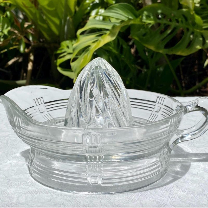 Hazel Atlas Glass Carafe - Etsy