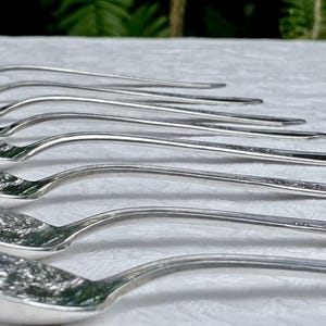 Vintage Rosedale 1933 Silverplate Set of Eight Teaspoons R & B ...