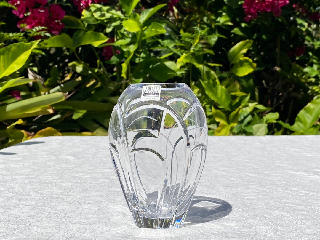 Vintage Rogaska Crystal Vase Maestro - Etsy