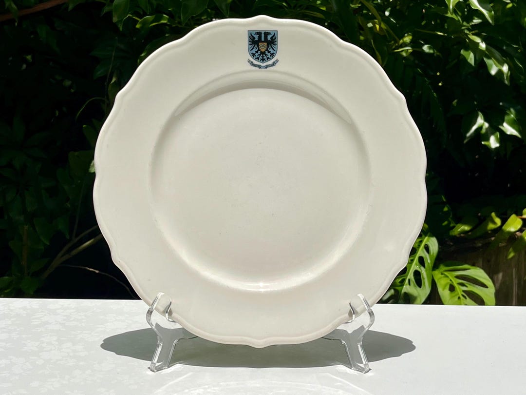 Vintage Rice University Dining Hall SINGLE Dinner Plate Hanszen College ...