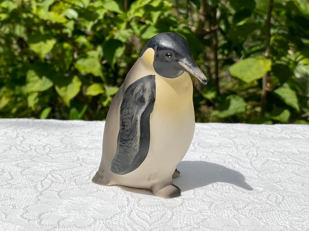 Vintage Goebel Bisque Porcelain Penguin Figurine - Etsy