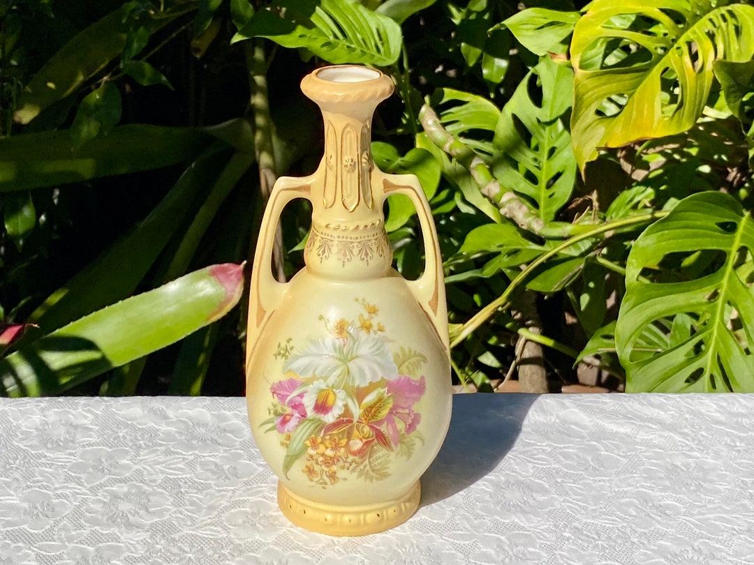 Antique Robert Hanke Double Handled Vase Royal Wettina Circa 1900s - Etsy