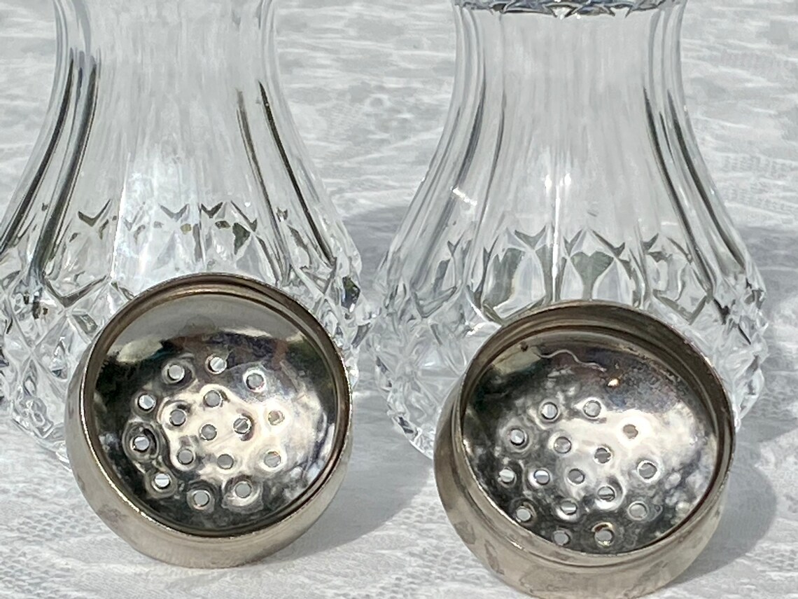 Cristal D'arques Longchamp Lead Crystal Salt and Pepper | Etsy