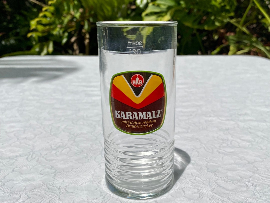 Vintage Karamalz Natural Malt Vintage Pub Glass 8 Ounce - Etsy