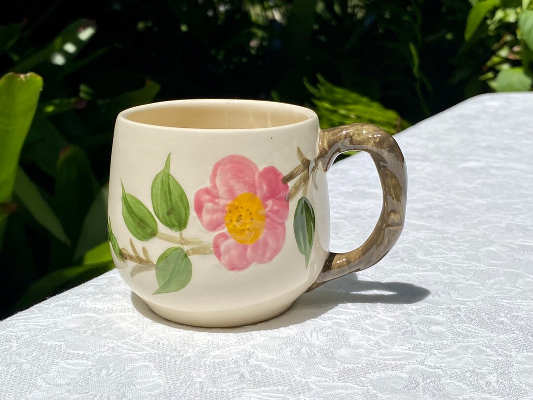 Vintage Franciscan Desert Rose Small Mug USA Flying F Backstamp - Etsy