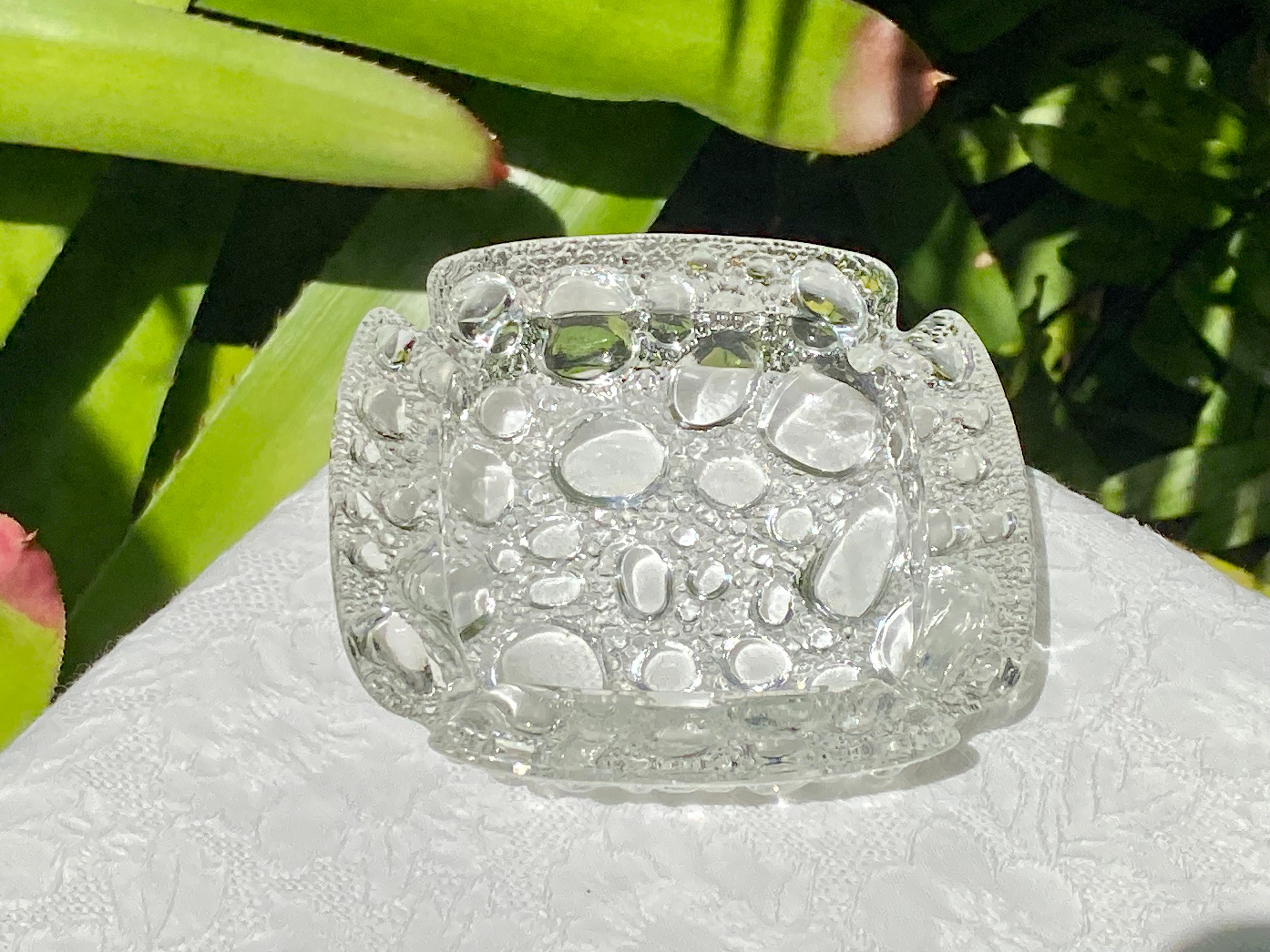 Vintage Pair of Small Glass Ashtrays Circa 1970s - Etsy