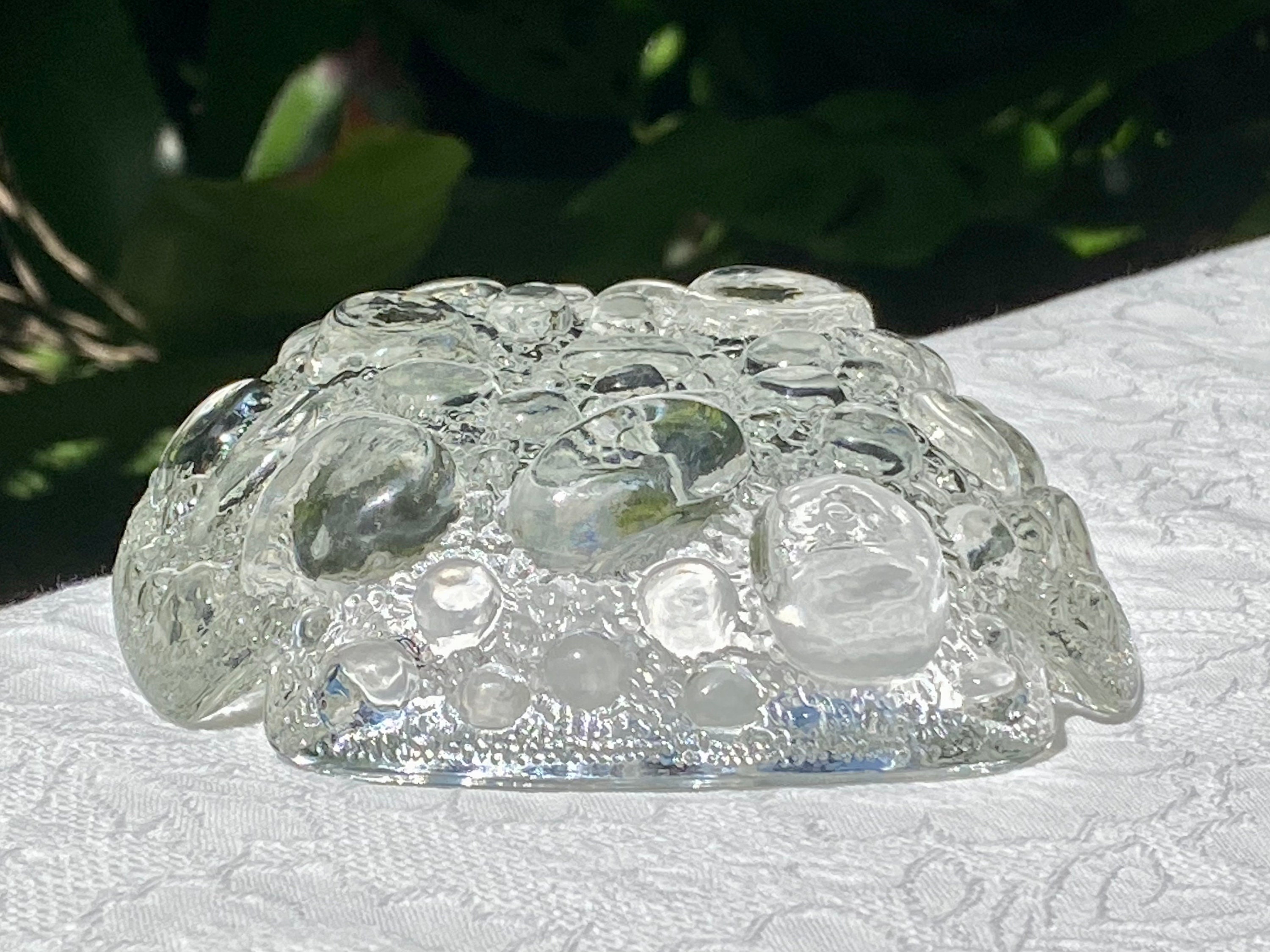 Vintage Pair of Small Glass Ashtrays Circa 1970s - Etsy