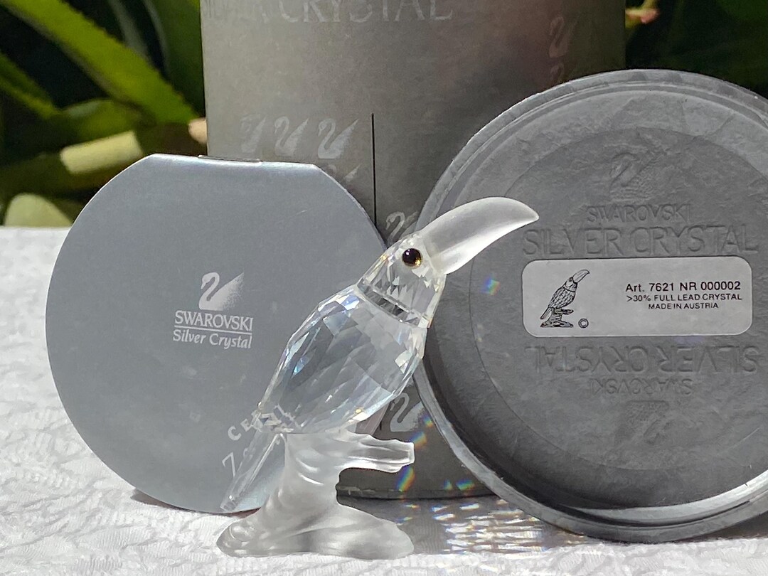 Vintage Swarovski Crystal Toucan Bird Miniature - Etsy