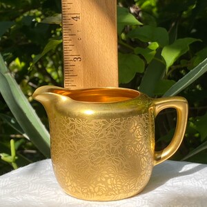 Vintage Pickard Gold Baroque Mini Creamer 3 Ounce Circa 1990s - Etsy