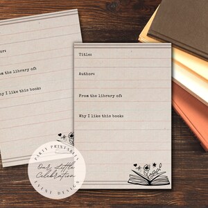 Book Exchange Party Invitation | Book Plate Card Insert - Etsy