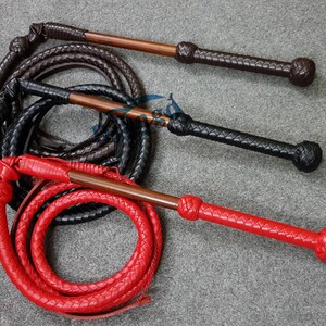 Genuine Leather Stock Whip 5 feet 12 Plaits Adult BDSM Fetish | Etsy
