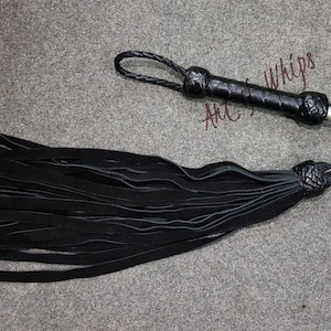 Swivel Flogger Bullwhip Top Premium Quality Leather Falls Hand Crafted ...