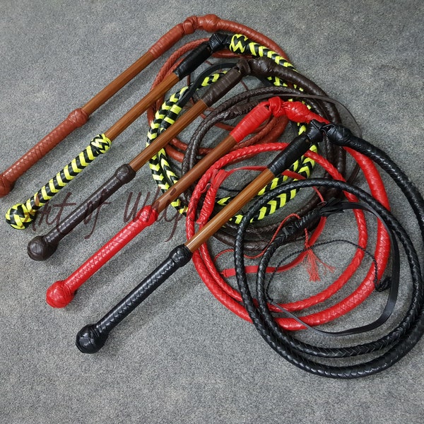 Leather Stock Whip - Etsy