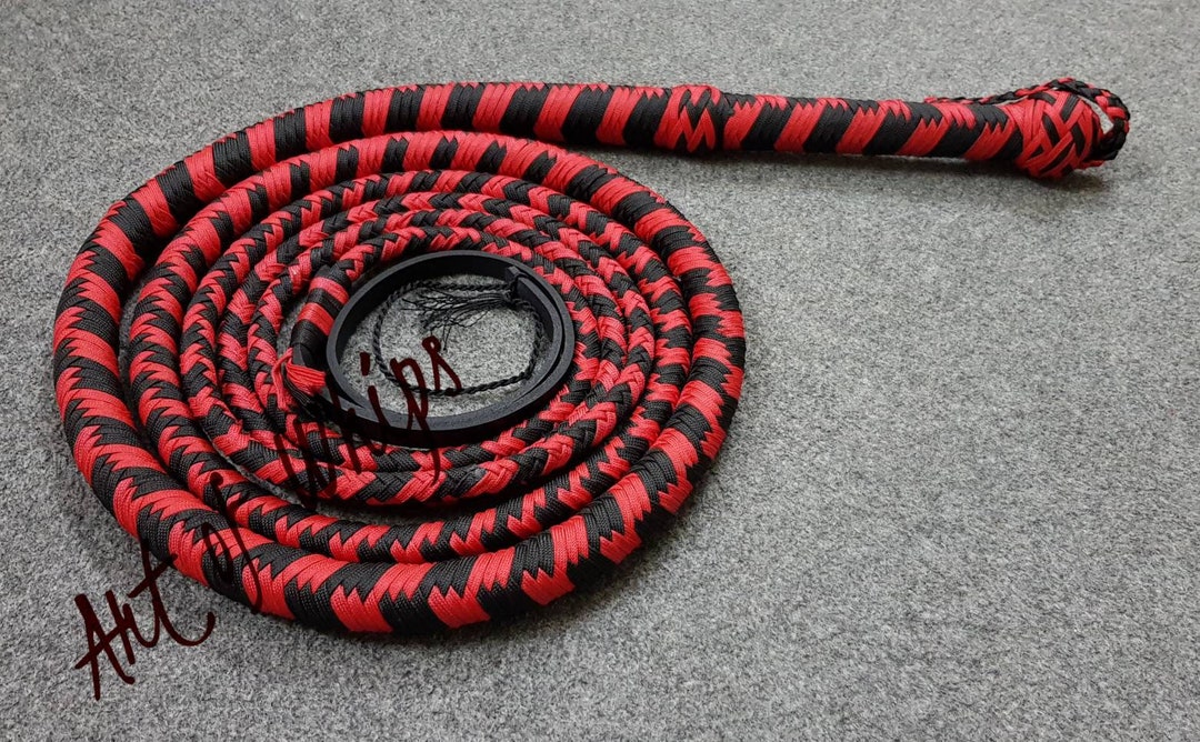 Bullwhip 4 to 12 Feet 12 Plaits Paracord Nylon Heavy Duty Custom ...