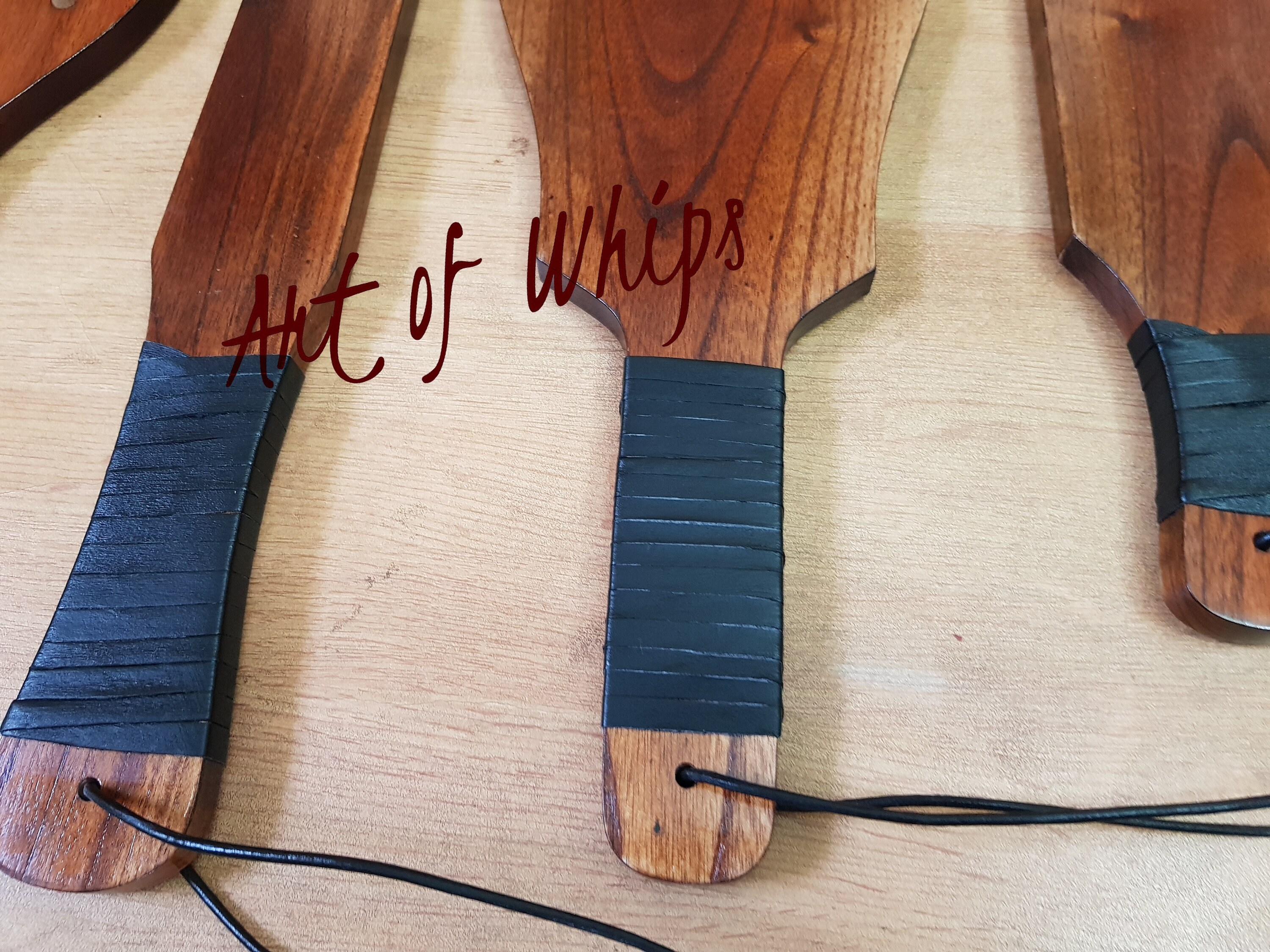 Hardwood Spanking Paddle 5 Pcs Set Wood Slapper Adult Play - Etsy UK