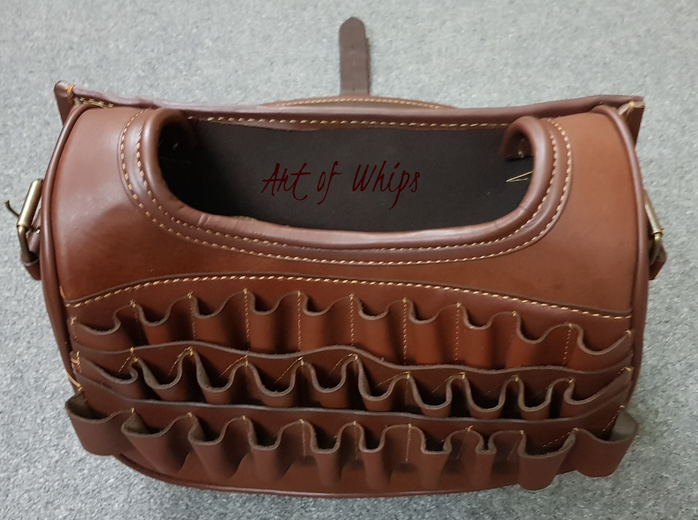 Real Cow Hide Leather Shotgun 100 120 and 150 Cartridges - Etsy UK