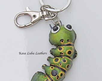 Caterpillar Key Chain - Etsy