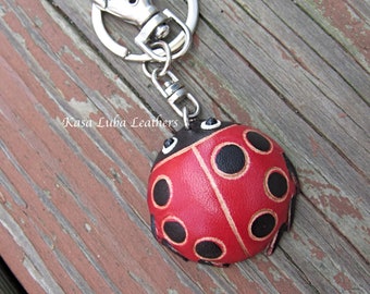 Ladybug Key Chain - Etsy