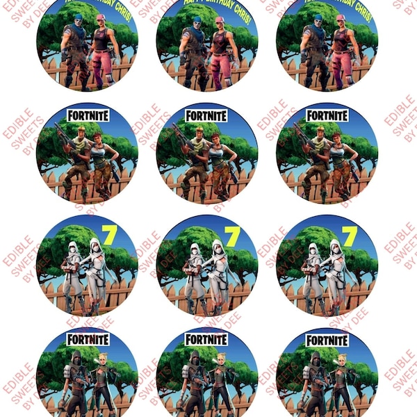 Fortnight Cake Topper - Etsy