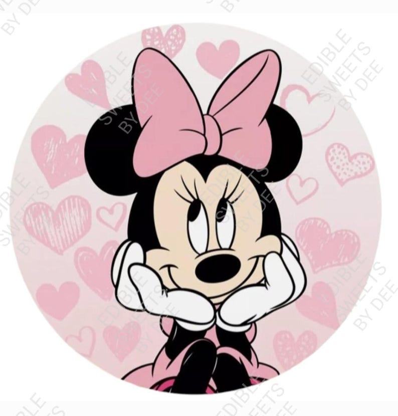Minnie Mouse Birthday Edible Cupcake, Cake Image Toppers PREMIUM Sheets ...