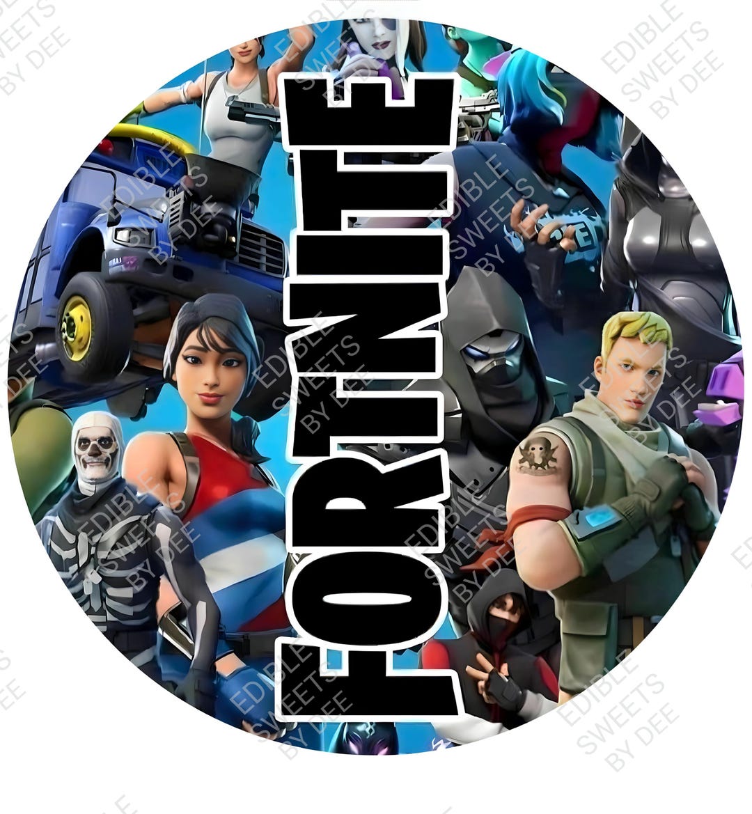 Fortnight Birthday Edible Cupcake, Cake Image Toppers PREMIUM Sheets - Etsy