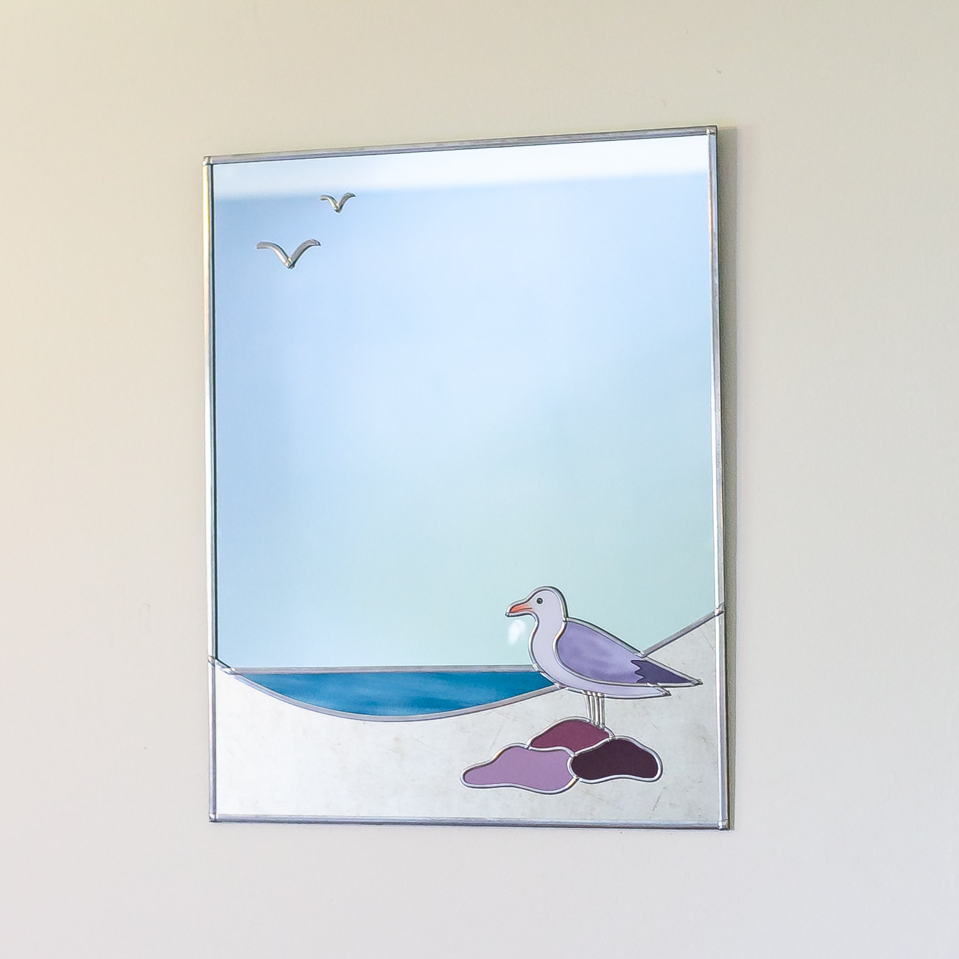 Steven Seagull Handmade Seaside Wall Mirror - Available in Several ...