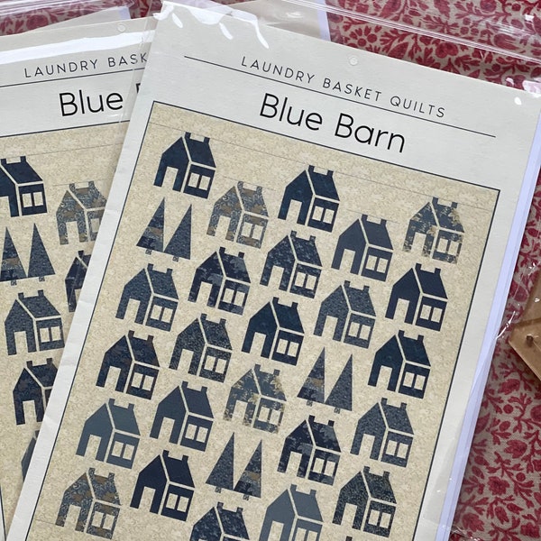 Blue Barn Quilt - Etsy