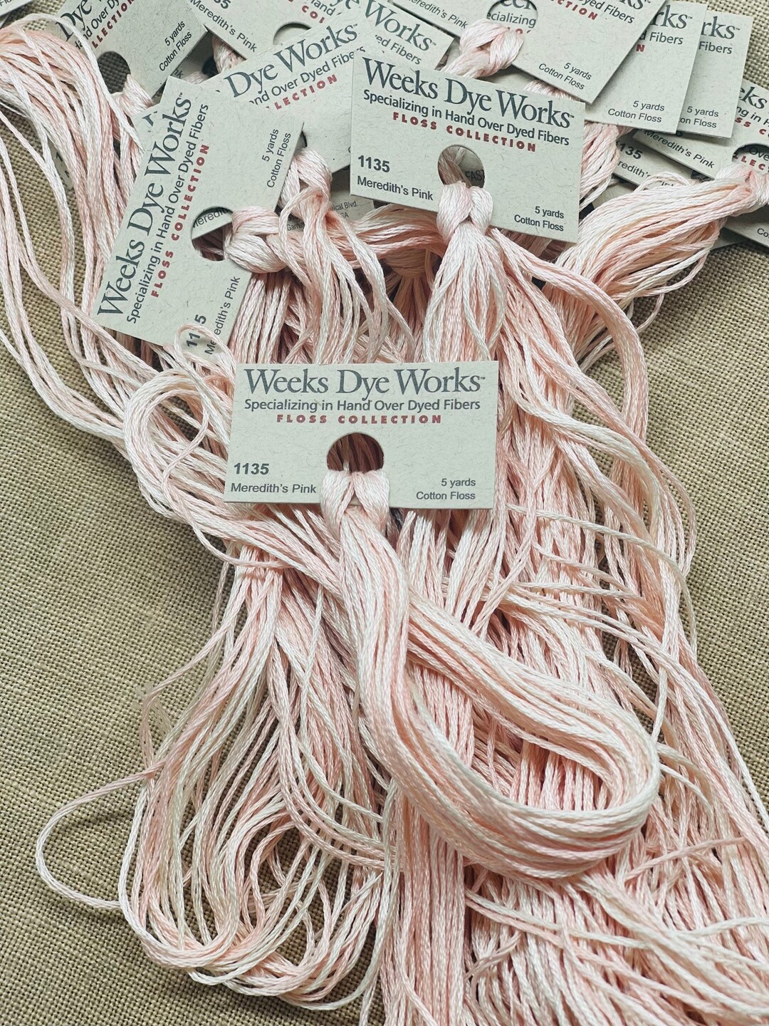 Meredith's Pink 1135 by Weeks Dye Works - Etsy
