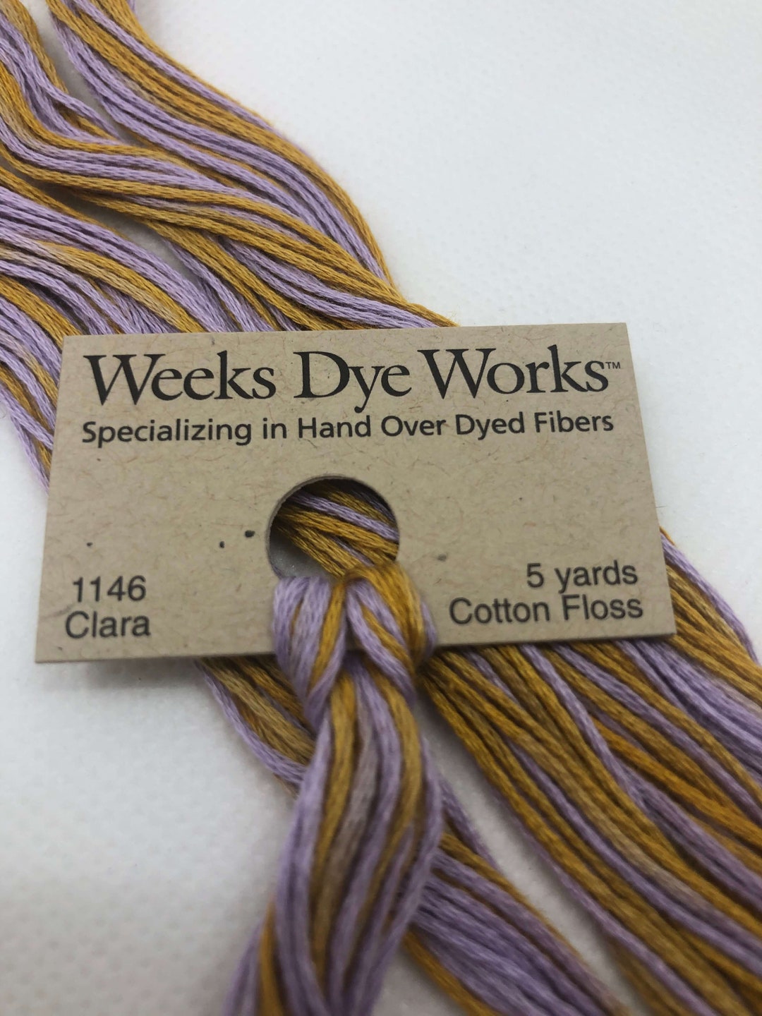 Clara, Weeks Dye Works, 1146 purple & Gold - Etsy