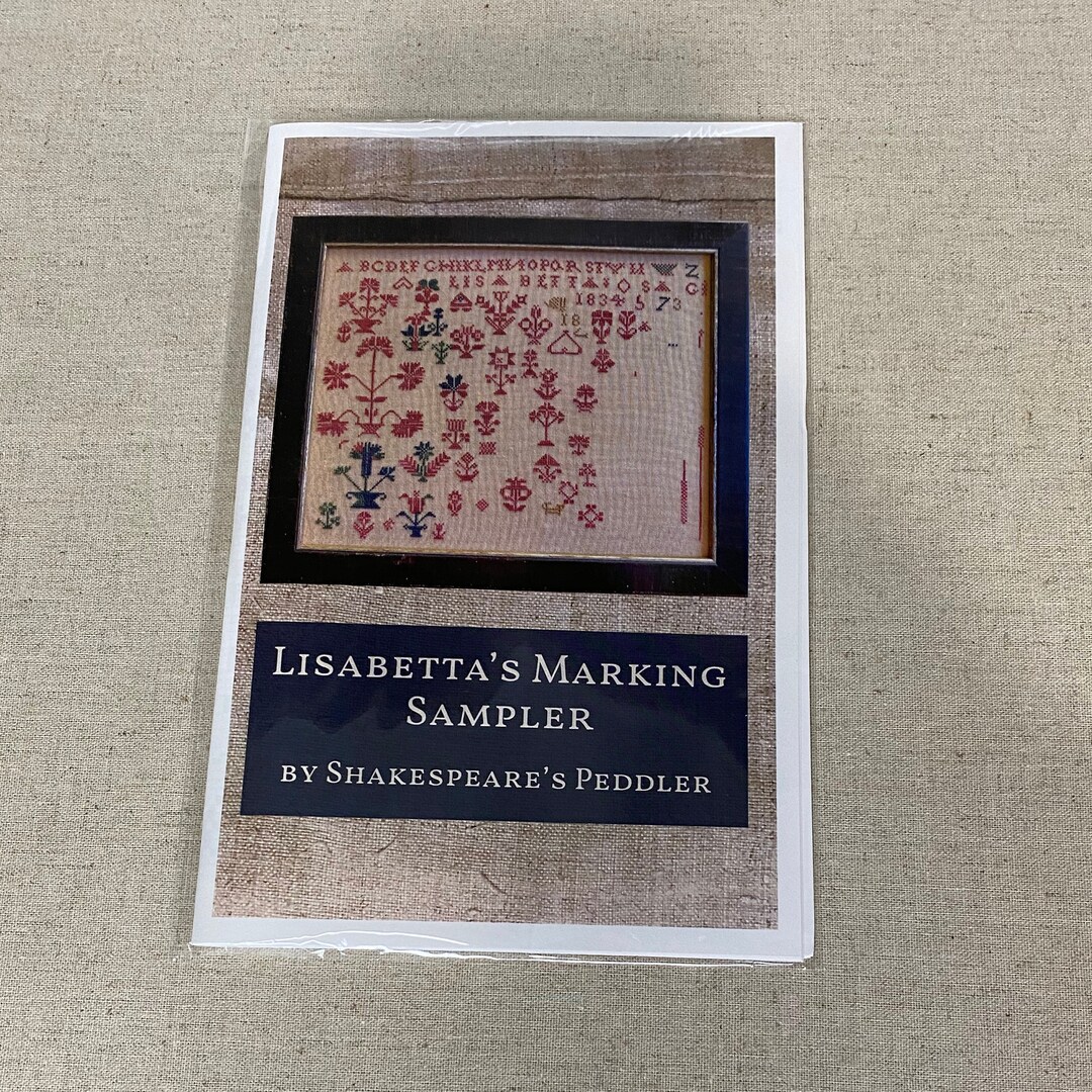 Lisabetta's Marking Sampler by Shakespeare's Peddler - Etsy