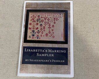 Lisabetta's Marking Sampler by Shakespeare's Peddler - Etsy