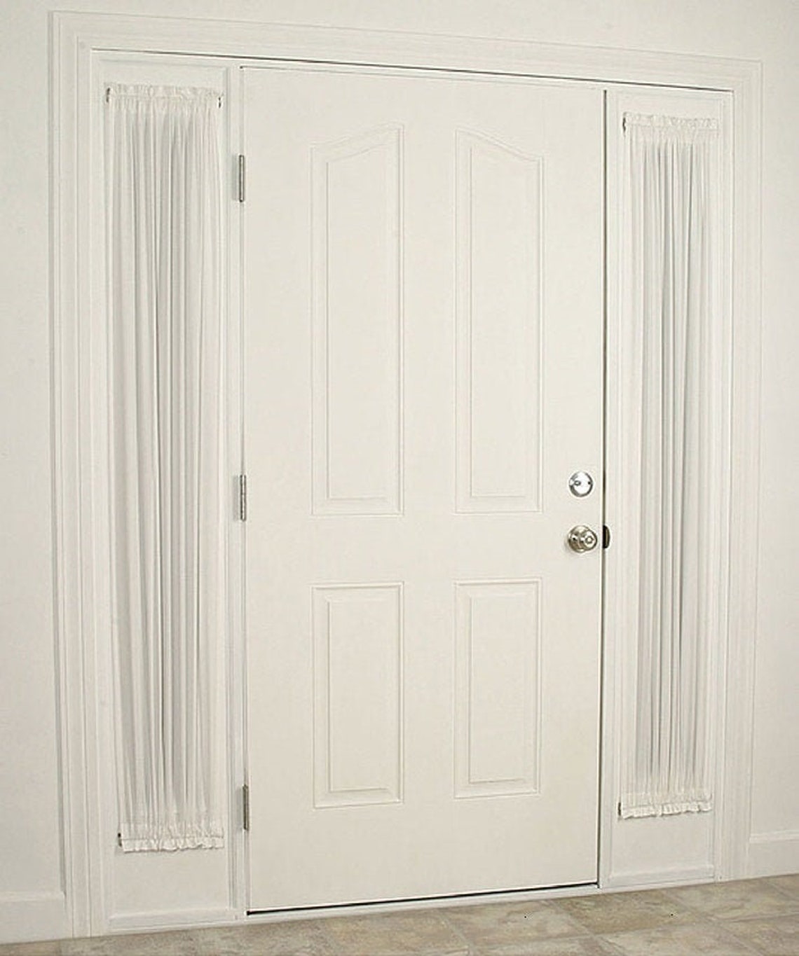 Cotton-polyester Sidelight Curtain Fits Sidelight Window - Etsy