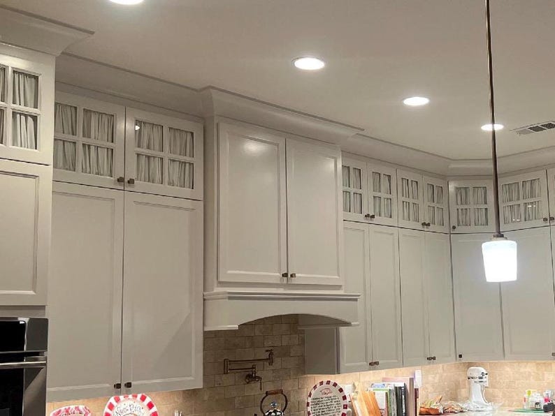 Custom Cotton Cabinet Curtain: Kitchen & Closet Panel - Etsy