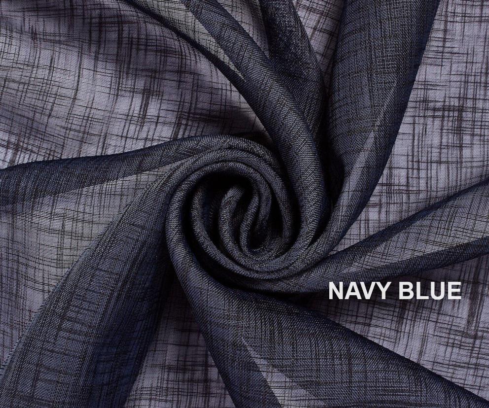 Linen-look Sheer China Cabinet Curtain: Custom Kitchen Panel - Etsy