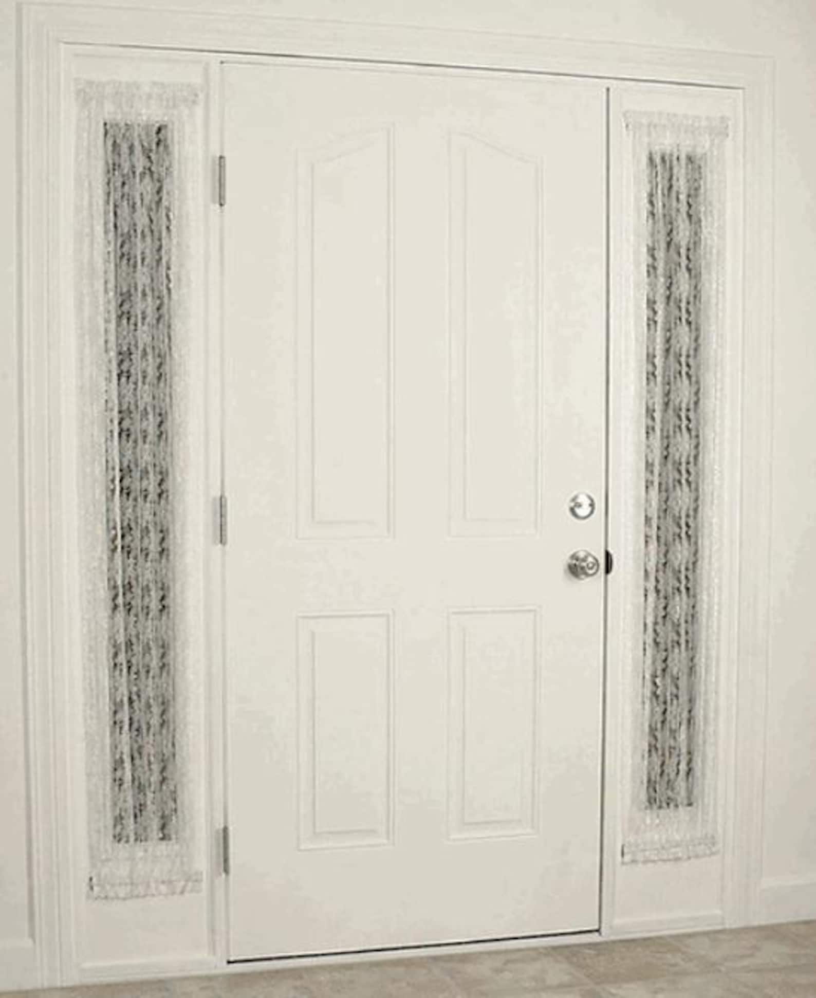 Custom Floral Lace Sidelight Curtain - Sheer Polyester Panel - Etsy