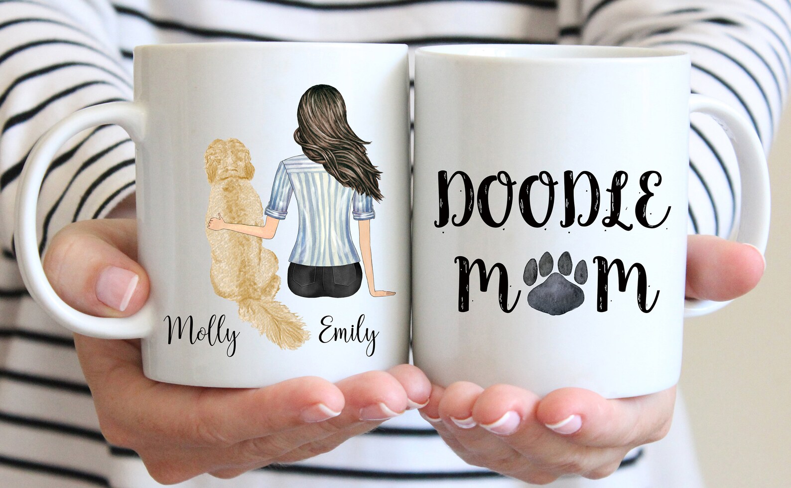 Personalized Doodle Mom Mug Doodle Mom Mug Golden Doodle | Etsy