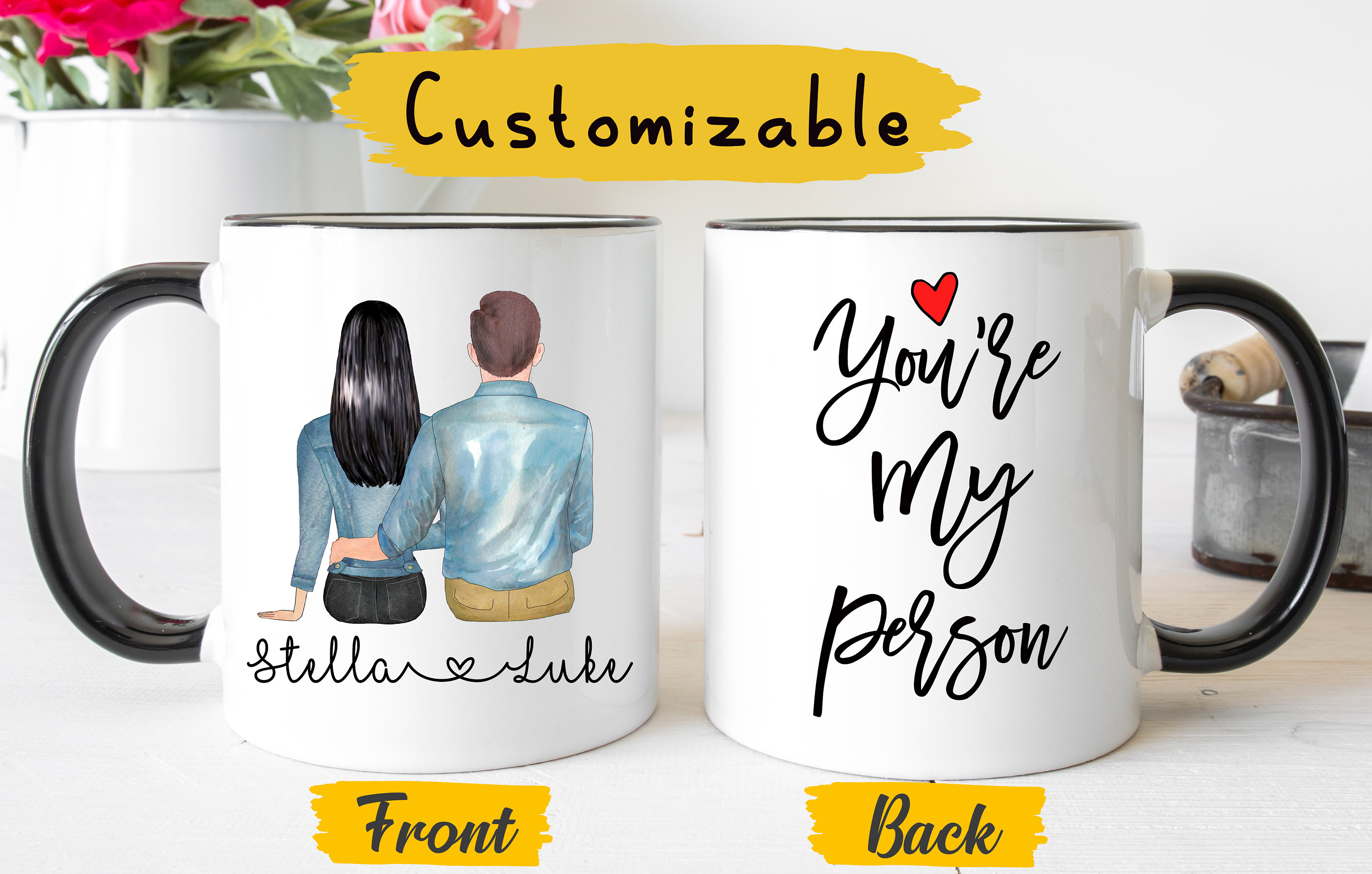 Valentine's Day Mug Couples Mug Couple Mug Valentine | Etsy