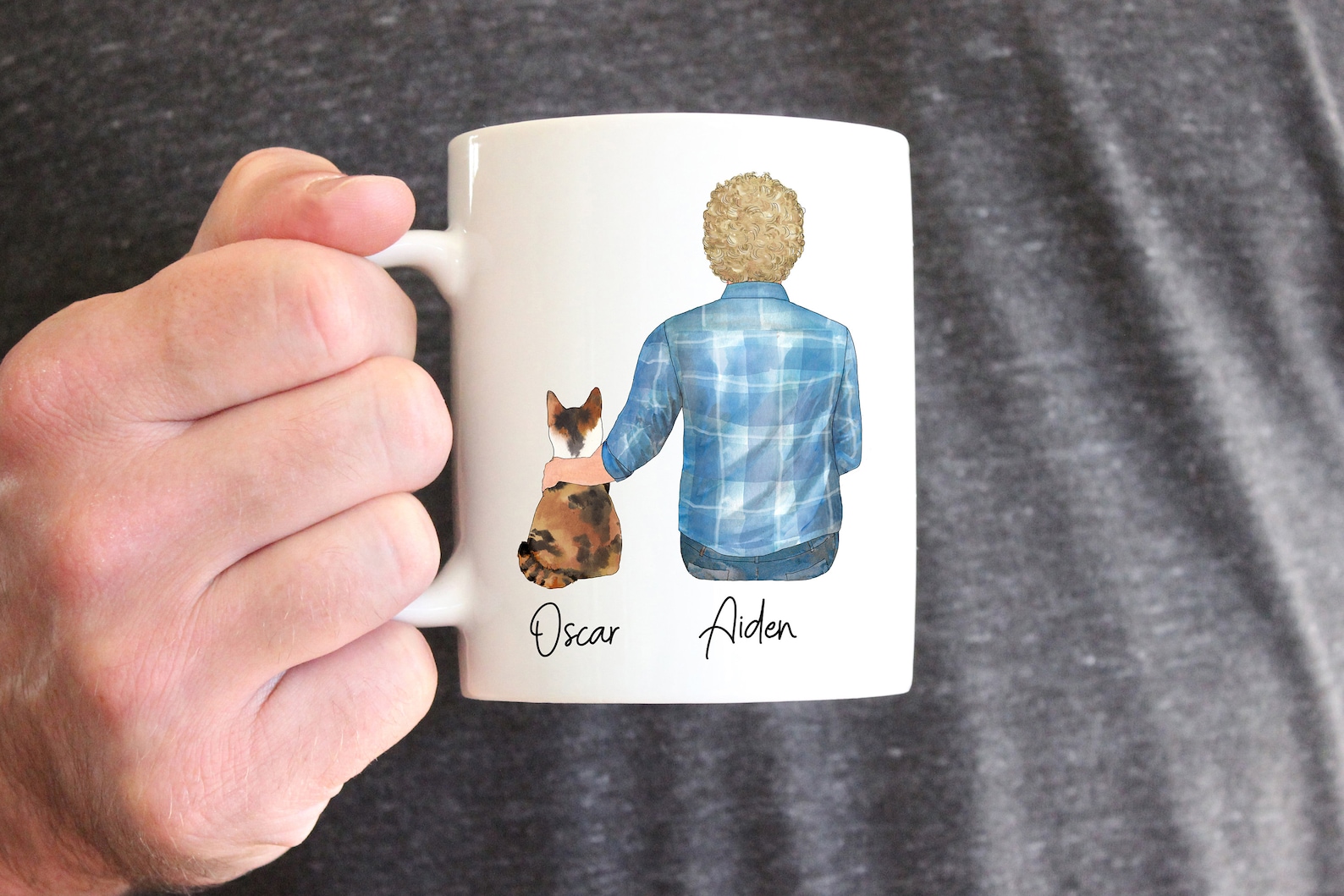 Personalized Cat Dad Mug Cat Dad Gift Cat Father Mug Cat - Etsy