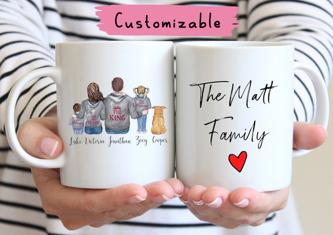 Personalized Mug Family Mug Family Gift Family Pets Mug - Etsy