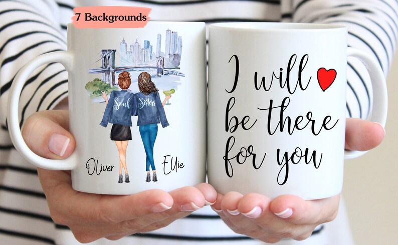 Best Friend Mug Personalized Friend Mug BFF Mug Bestie Mug - Etsy